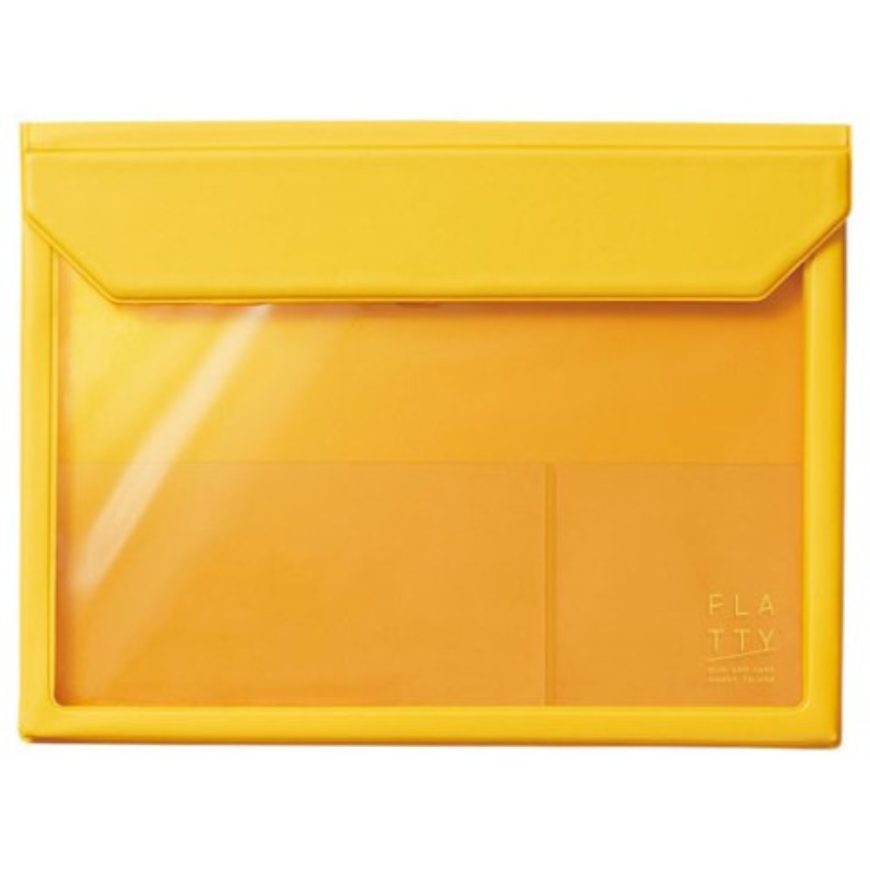 Flatty A5 Supply Case - Yellow – Rose + Eugene Presents