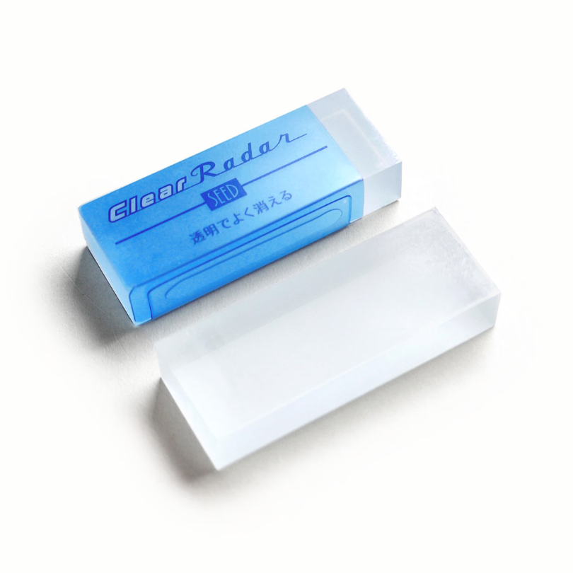 Clear Radar Eraser – Rose + Eugene Presents